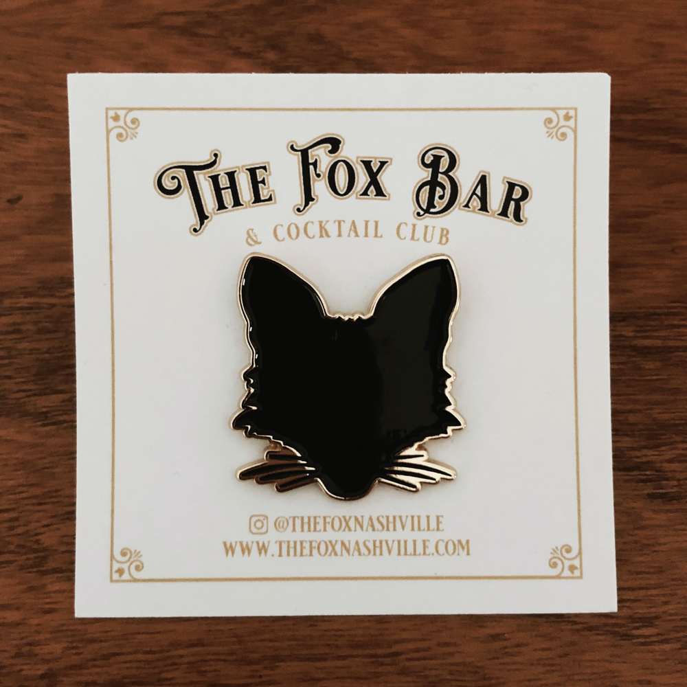 The Fox Head Enamel Pin